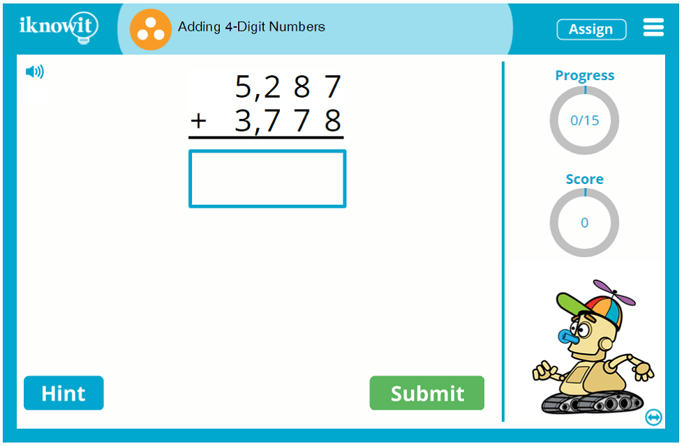 Adding 4 Digit Numbers