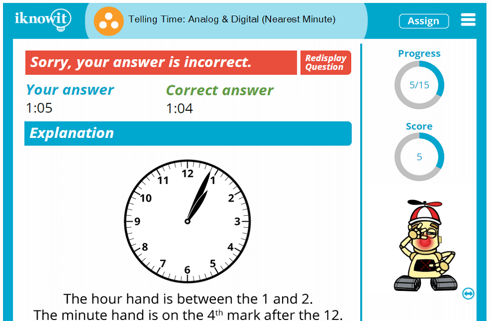 Interactive Math Lesson | Telling Time: Analog & Digital (Nearest Minute) Interactive Math Lesson | Telling Time: Analog & Digital (Nearest Minute)