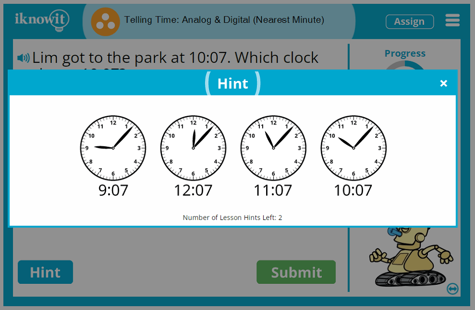 Interactive Math Lesson | Telling Time: Analog & Digital (Nearest Minute) Interactive Math Lesson | Telling Time: Analog & Digital (Nearest Minute)