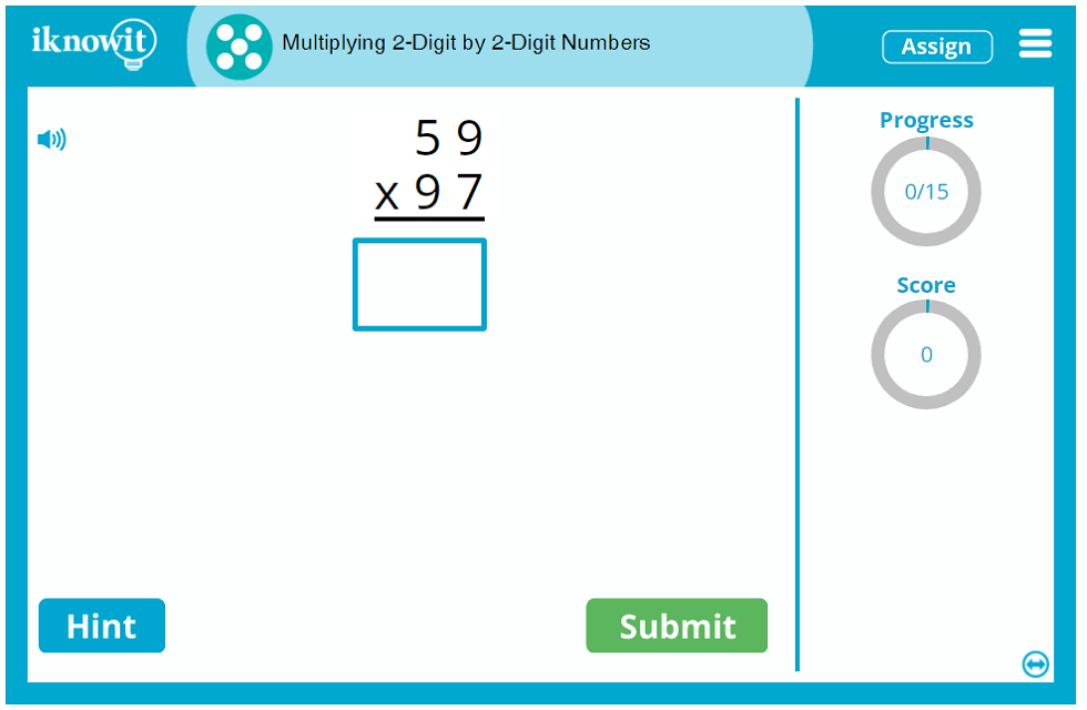 Interactive Math Lesson Multiplying 2 Digit By 2 Digit Numbers