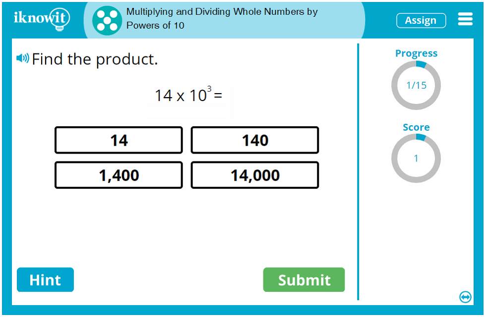 Interactive Math Lesson Multiplying And Dividing Whole Numbers By 